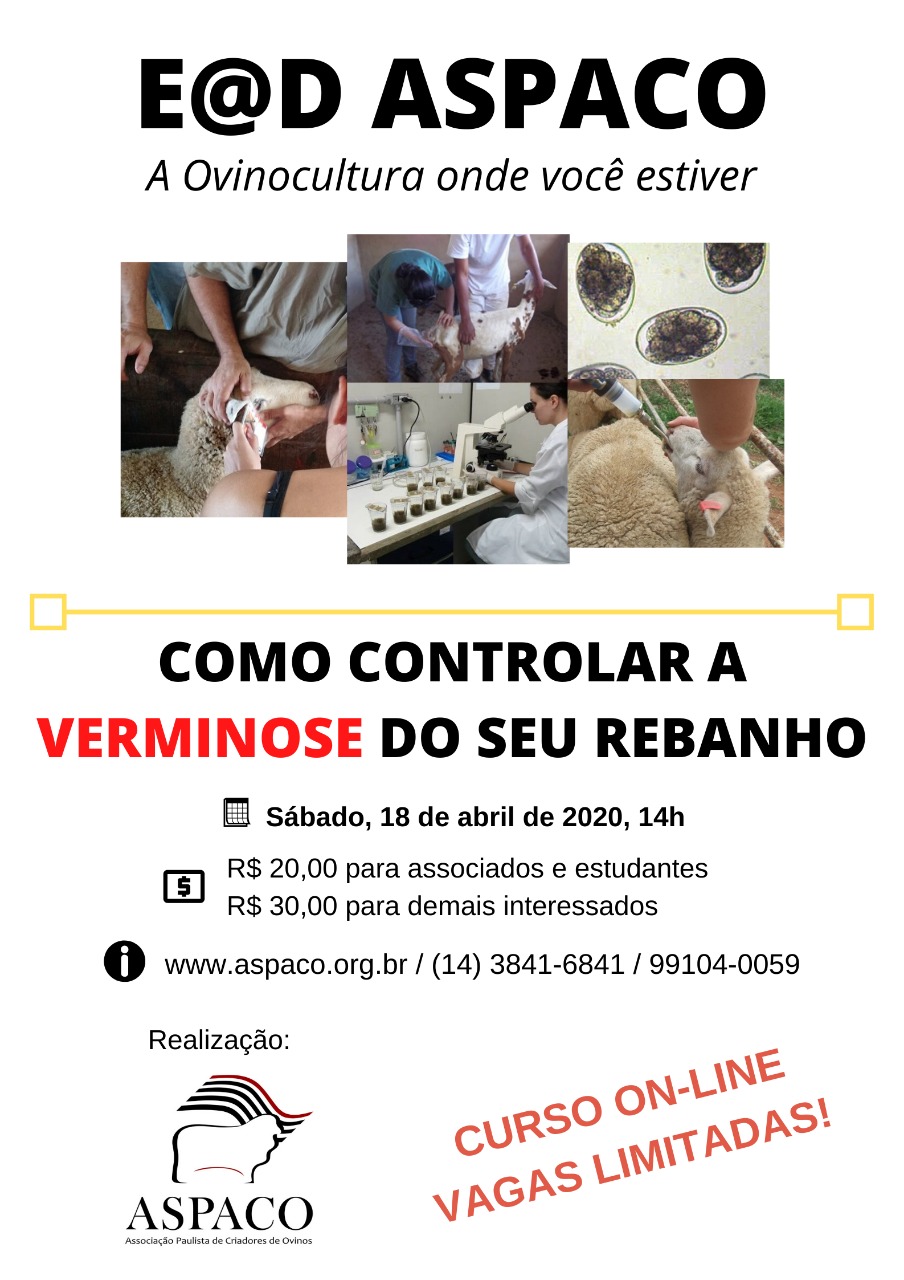 Como controlar a verminose do seu rebanho - ASPACO