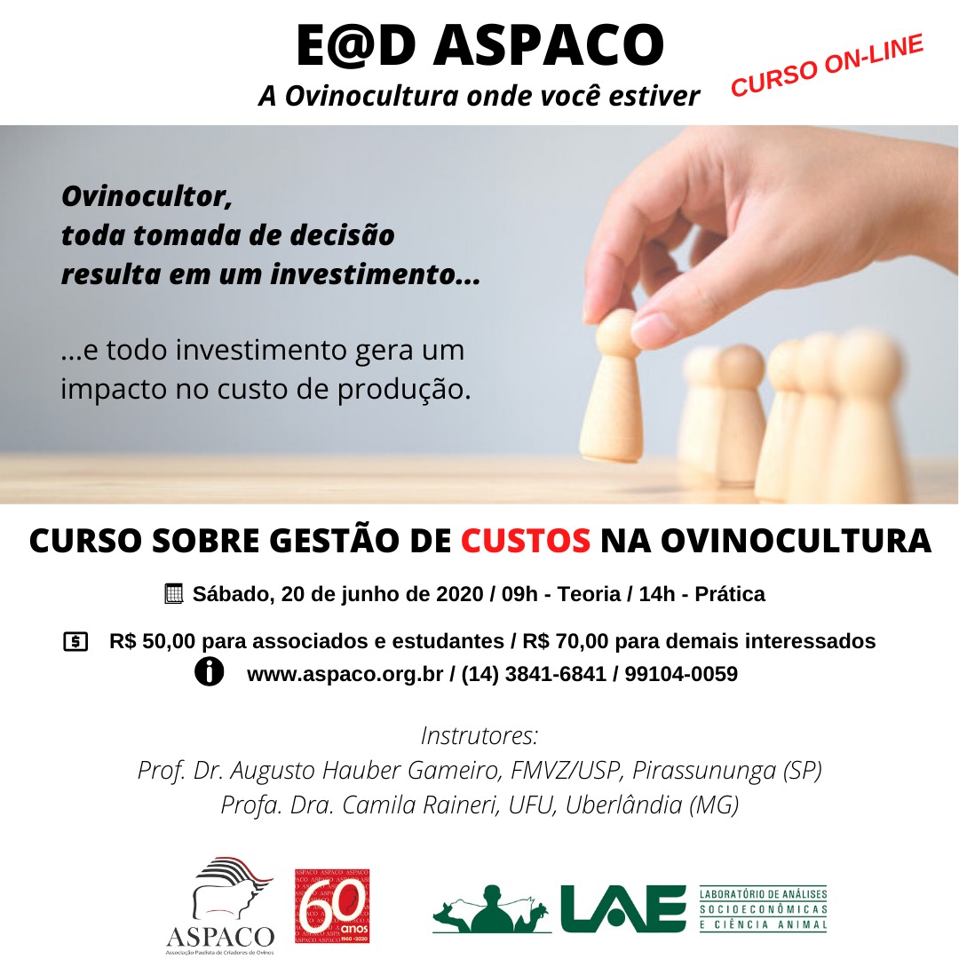 Gestão de Custos na Ovinocultura - ASPACO