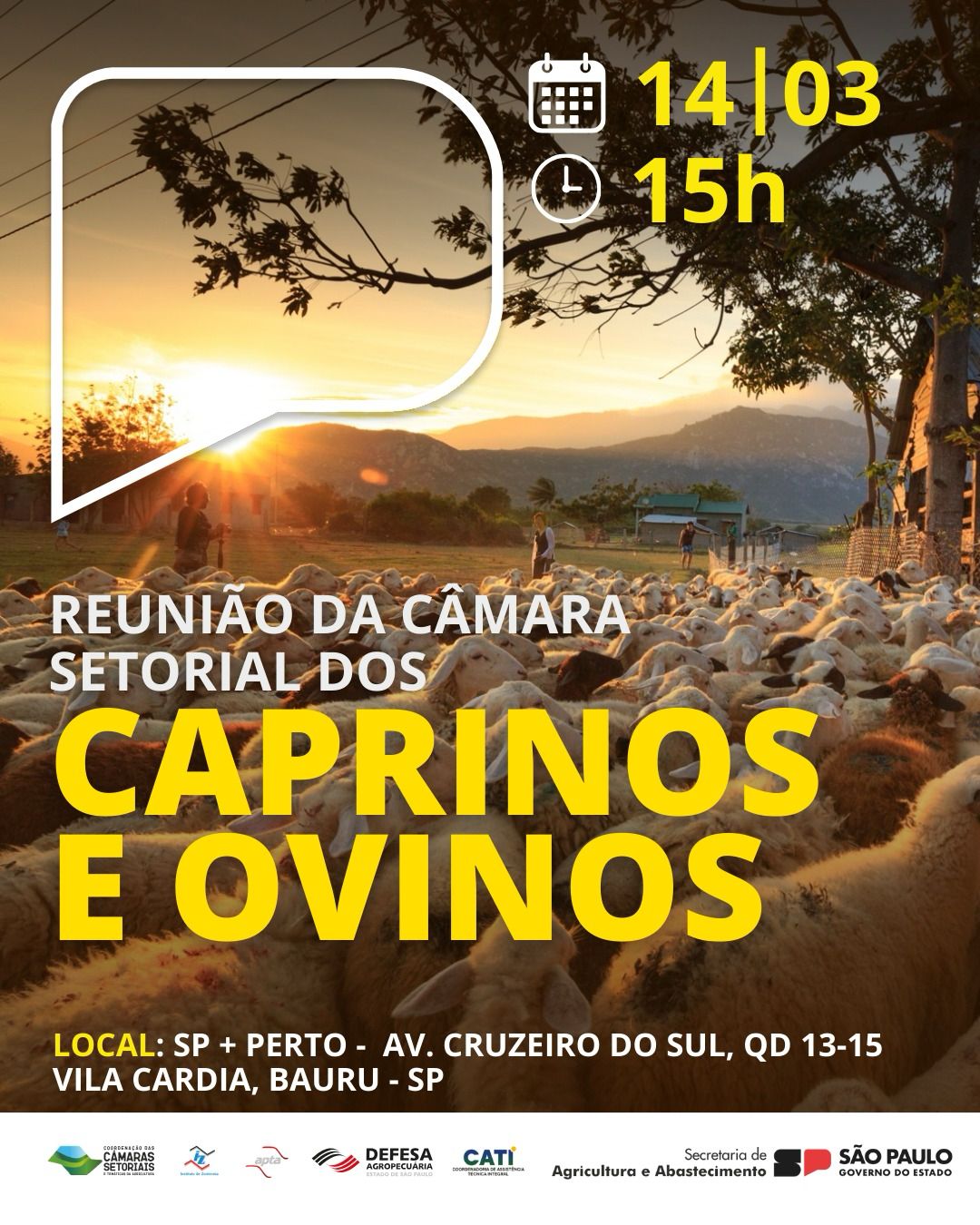 Participe da Reunião da Câmara Setorial de Ovinos e Caprinos! - ASPACO
